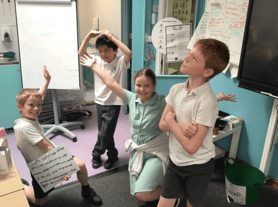 English - Suspense Freeze Frames - Heymann Primary School