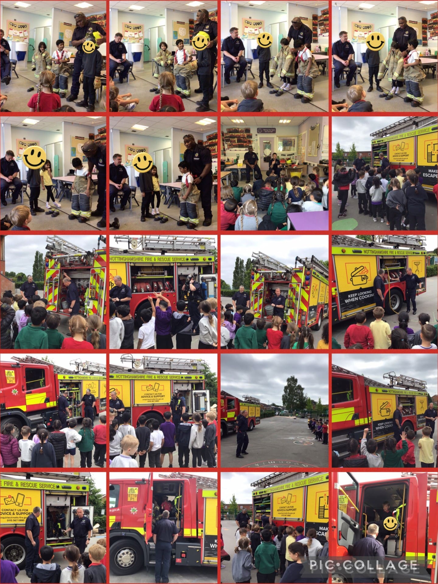 Fire engine visit - Heymann Primary School