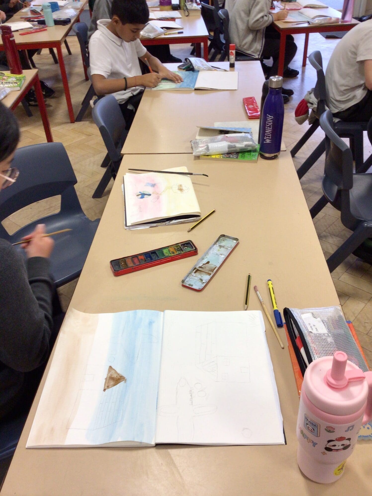 Y5: WW2 themed Paul Nash art - Heymann Primary School