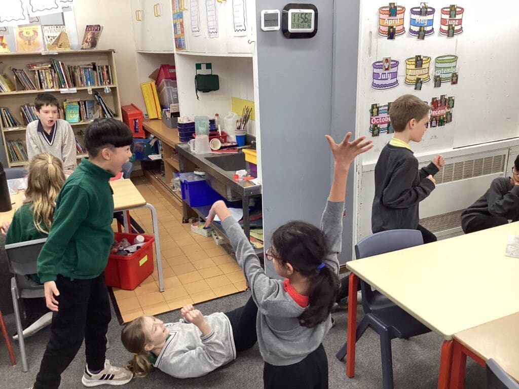 Action Freeze Frames - Heymann Primary School
